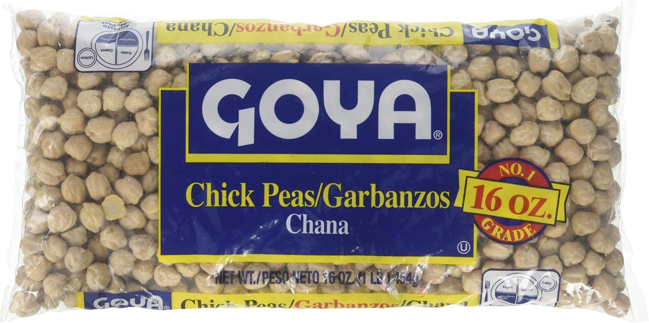 Amazon.com: Goya Chick Peas, Garbanzo Beans, Dry, 1 Pound Bag