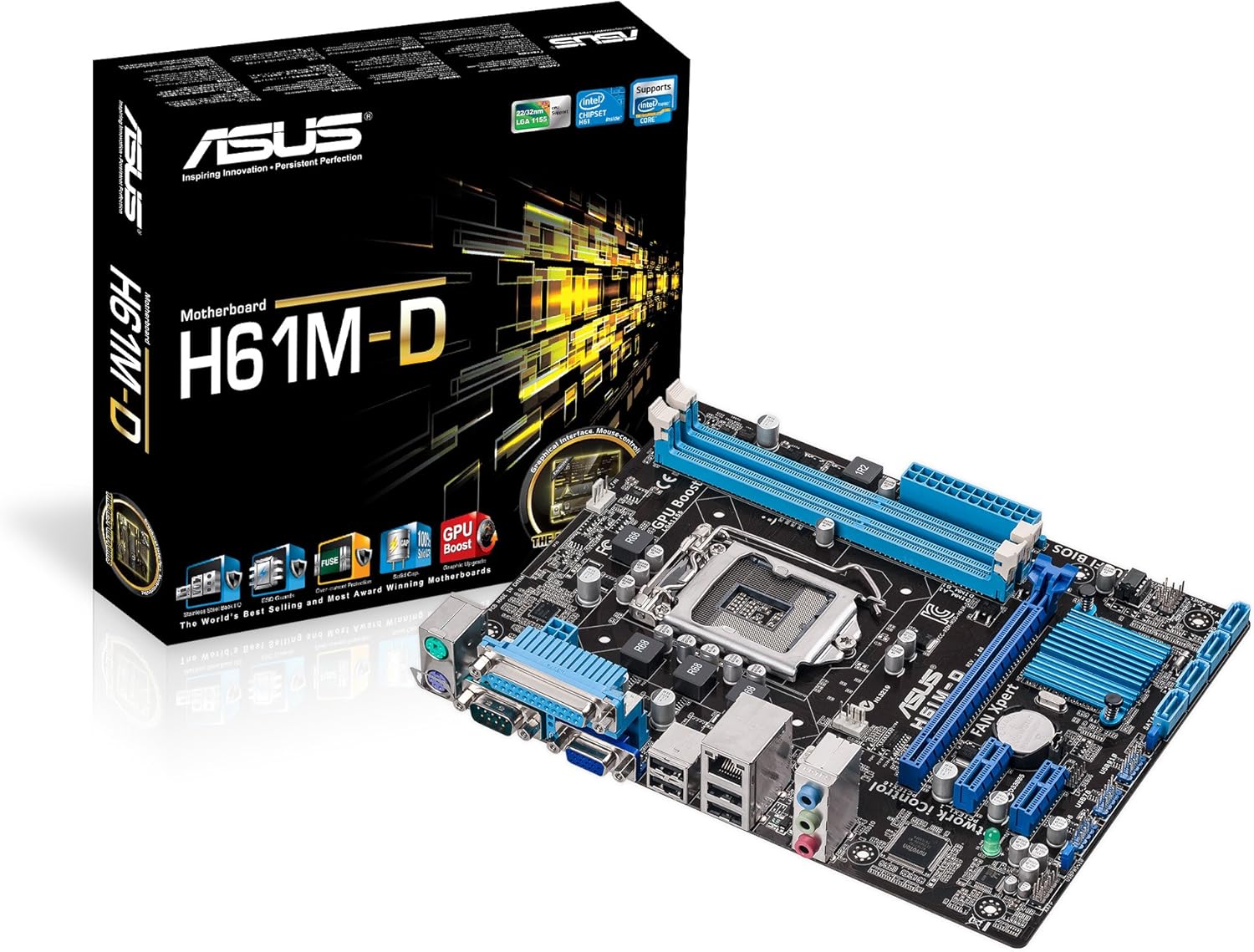 Amazon.com: ASUS H61M-D - Mainboard - FlexATX : Electronics