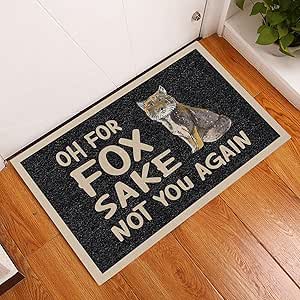 Amazon.com: TENGYANG Door Mat Decorative Welcome Non Slip and Washable ...