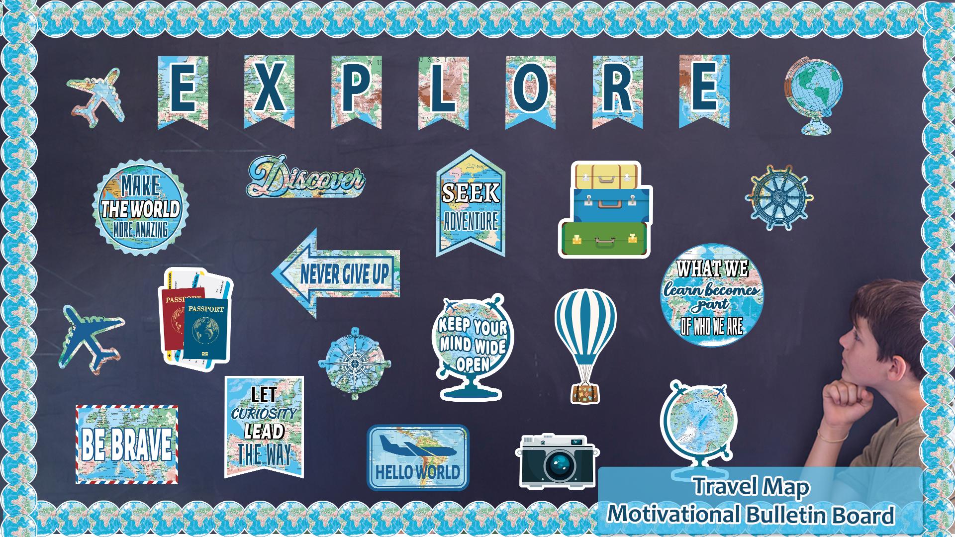 Travel Classroom Theme Ideas Travel Theme Classroom Door Decoration: