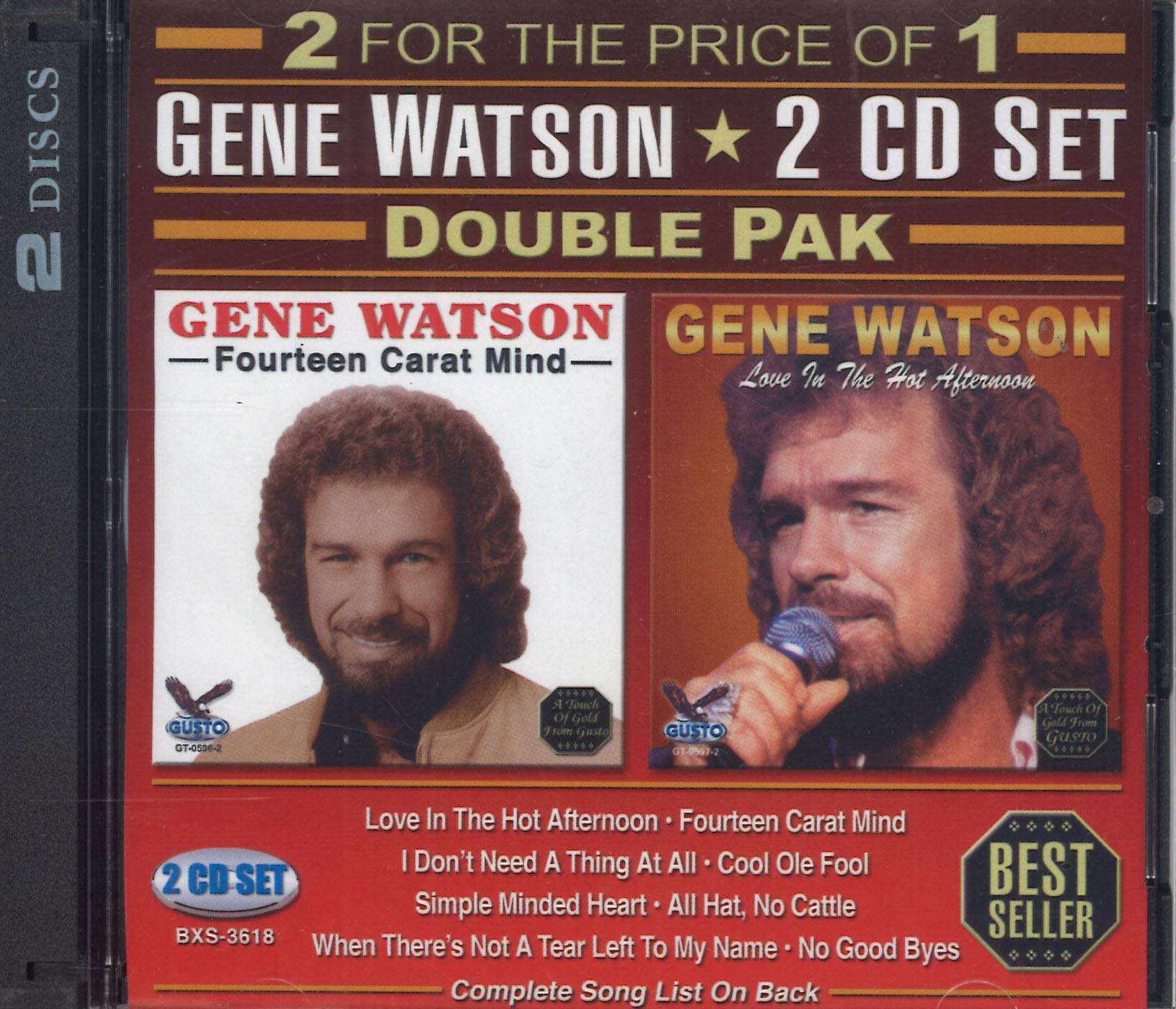 Amazon.com: Double Pak: 0012676361828: Gene Watson: Books