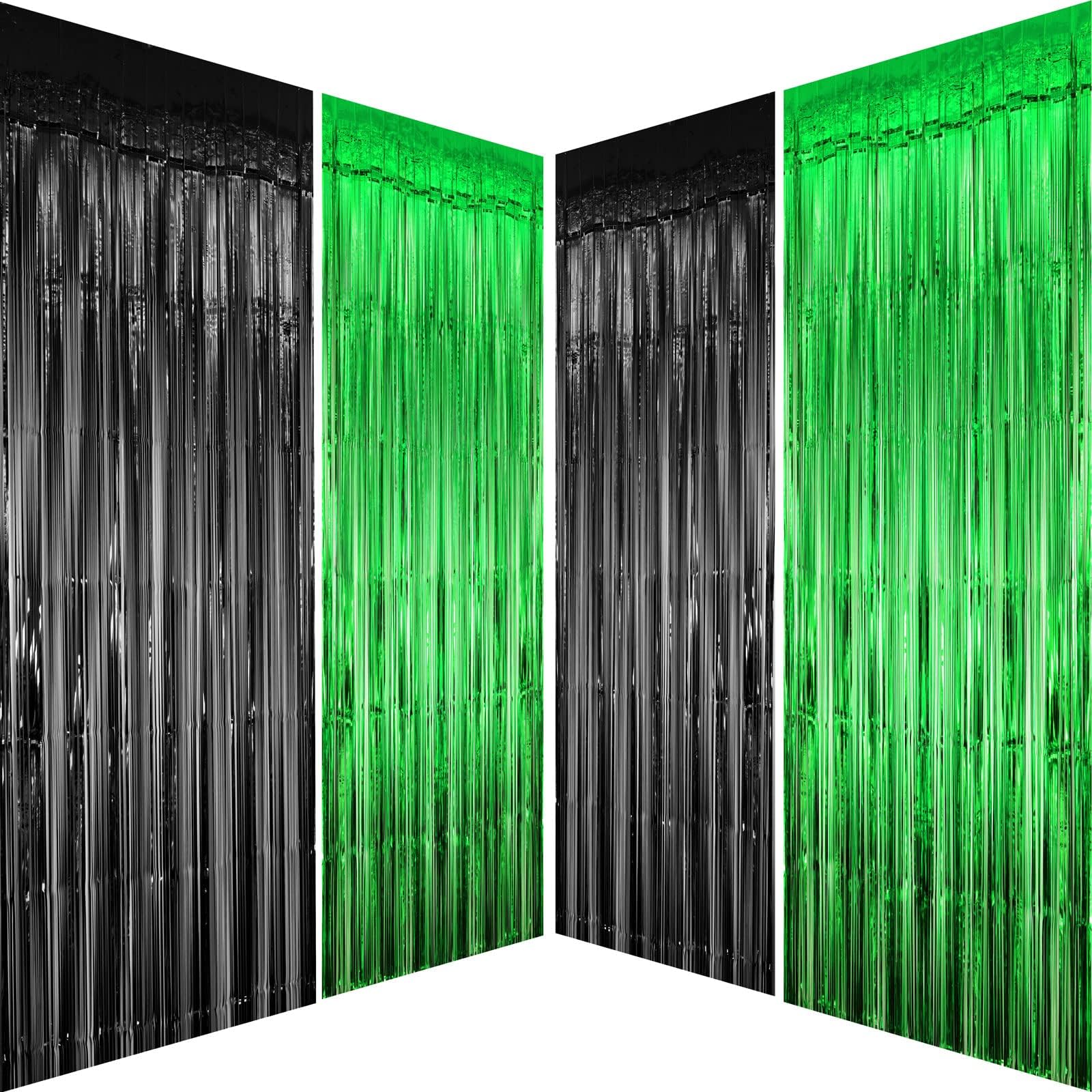 Amazon.com : 6Pack 3.3Ft x 6.6Ft Graduation Foil Fringe Curtain ...
