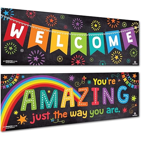Sproutbrite Classroom Decorations - Reading Banner and Poster for ...