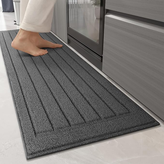 Amazon.com: Color&Geometry Striped Designed Absorbent Washable ...