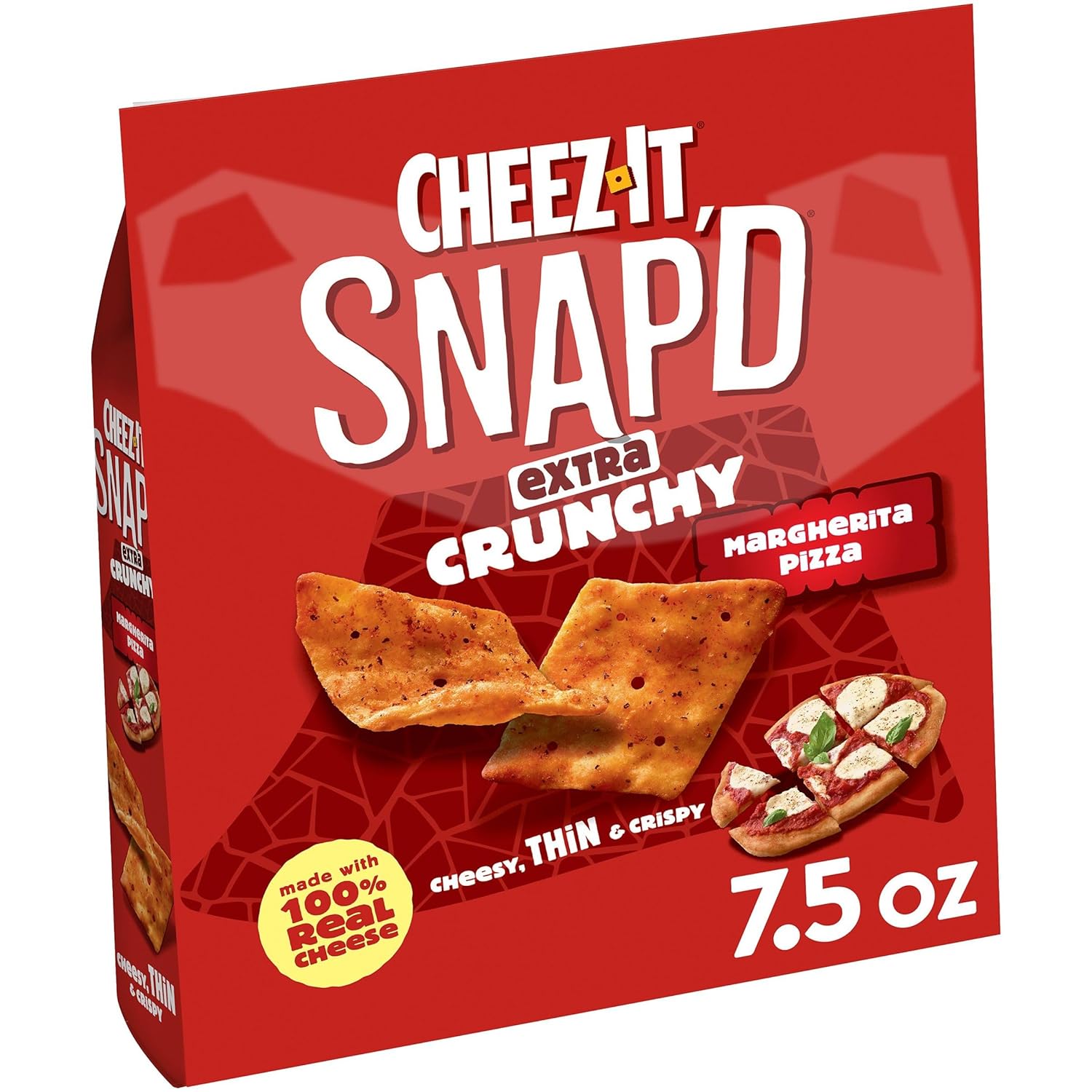 Amazon.com: Cheez-It Snap'd Cheesy Cracker Crisps, Thin Crisps, Extra ...