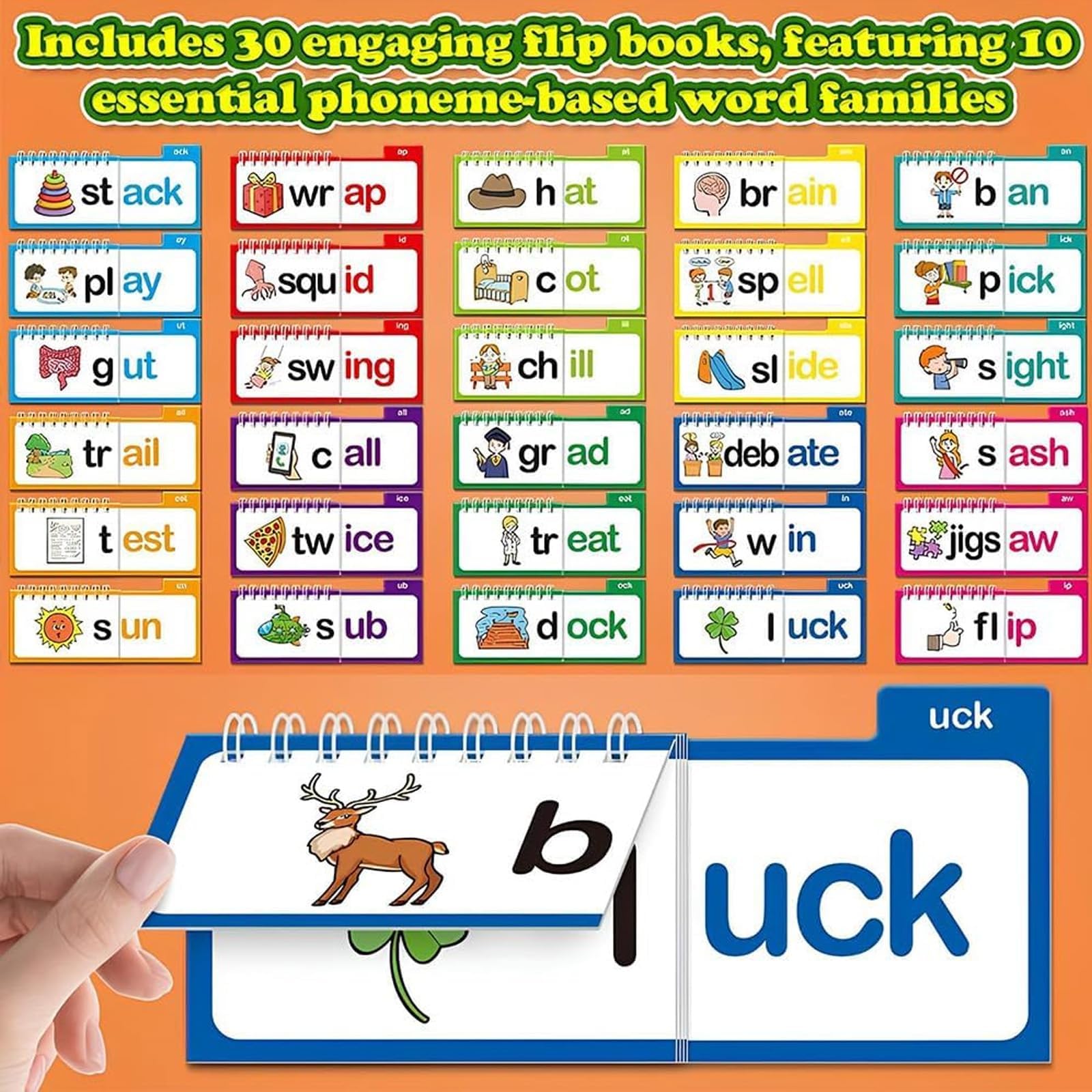 Reading Flip Books For Kids Family Games 30 Read And Rhyme Flip Books ...
