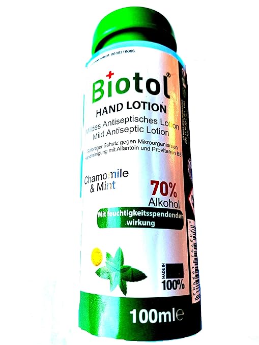 Biotol Hand Gel Mild Antiseptic Gel 70% Alcohol 100ml : Amazon.de: Beauty