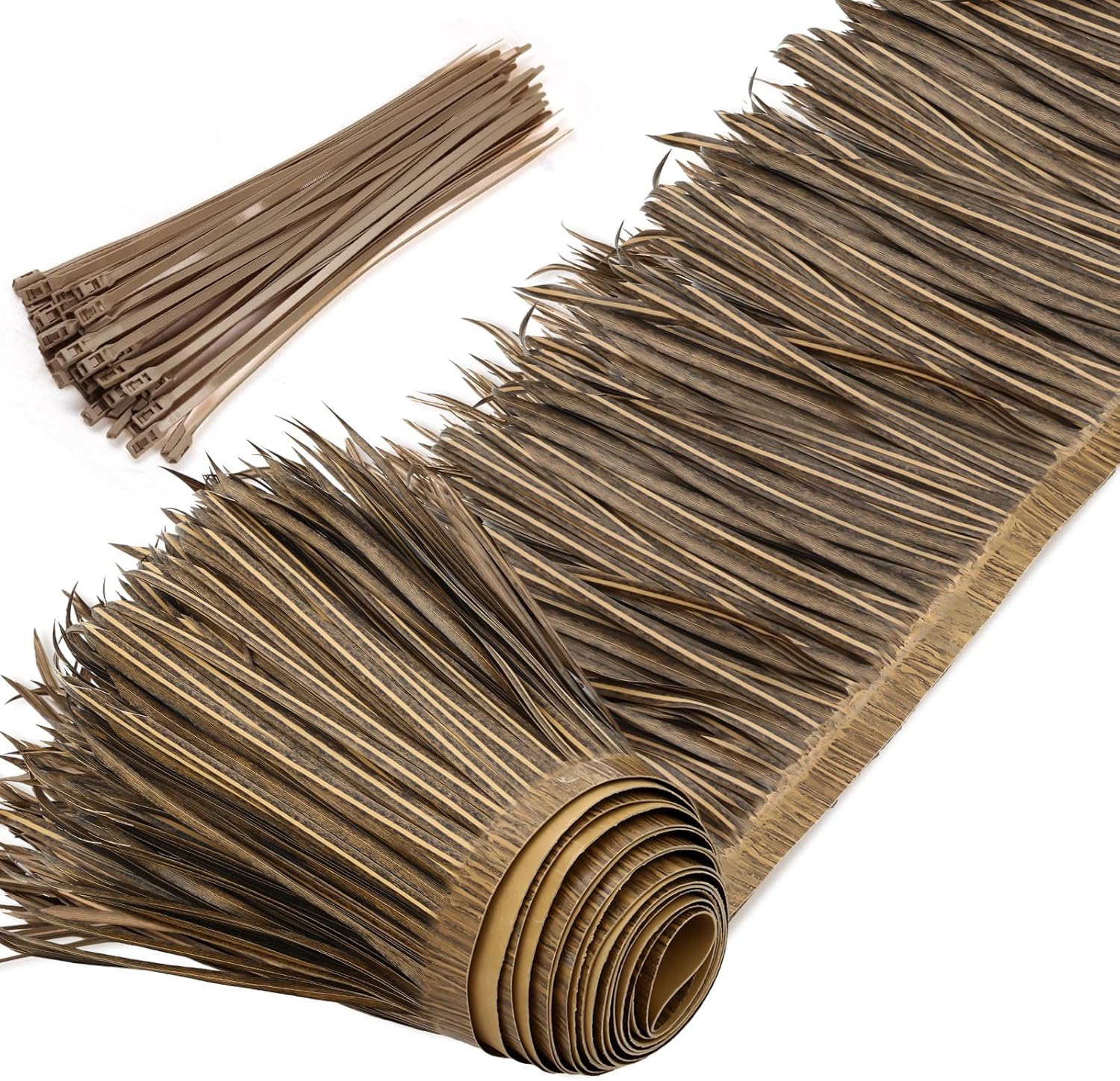Amazon.com : Yilloog Palm Thatch Roll Palm Thatch Runner Roll Mexican ...