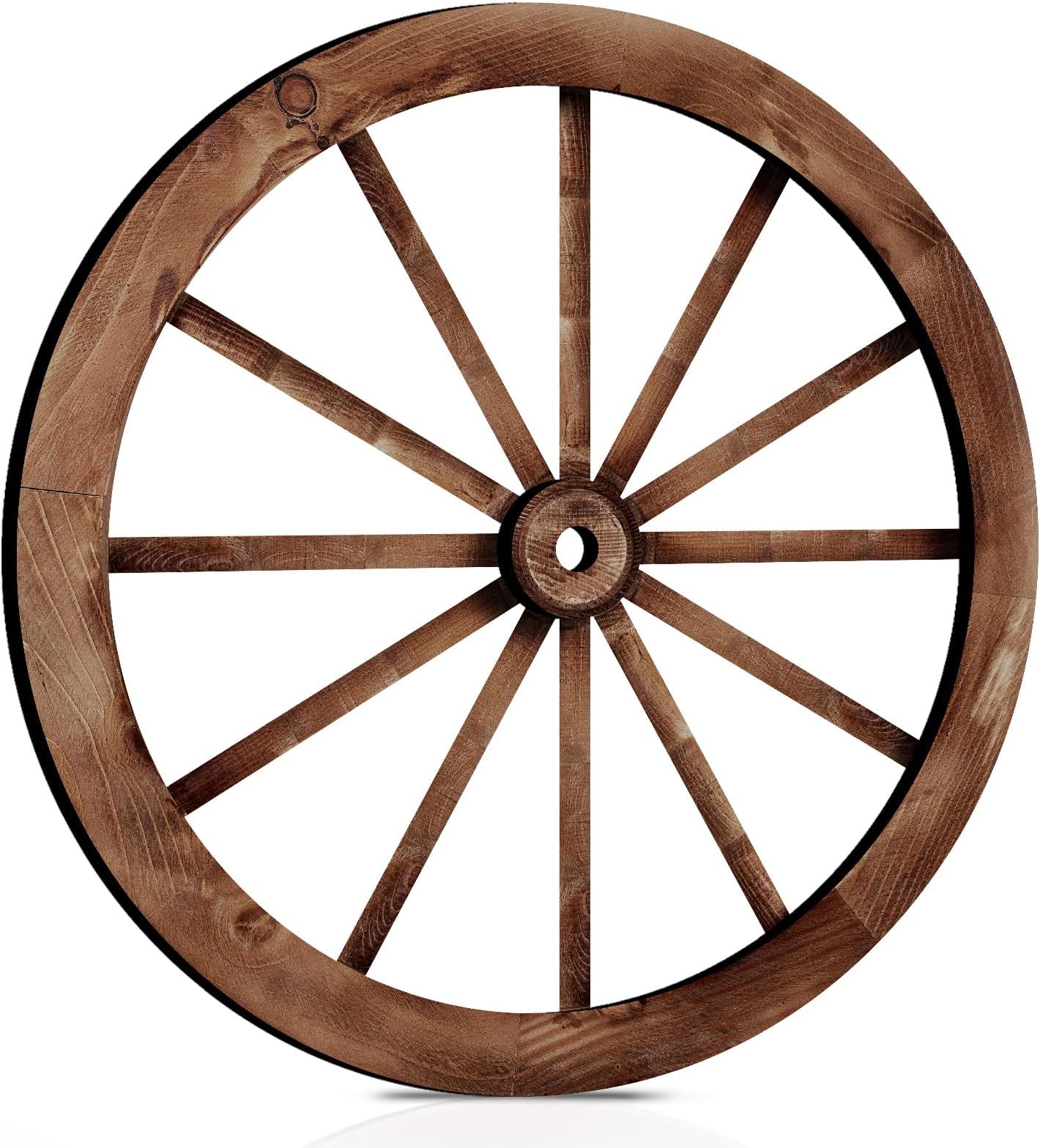 Amazon.com : (2 Pieces) Wood Wagon Wheel,Western Party Decorations for ...