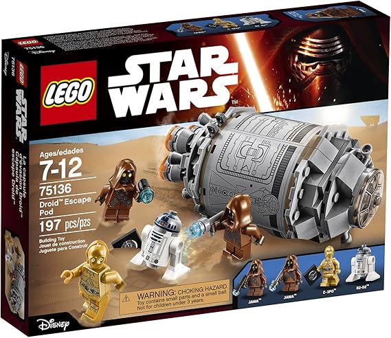 LEGO Star Wars Droid Escape Pod Playset 75136, Building Sets - Amazon ...