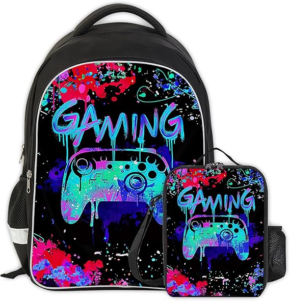 Amazon.com | WOBAGMEN 2PCS Boys Backpack,Kids Backpack Set with Lunch ...