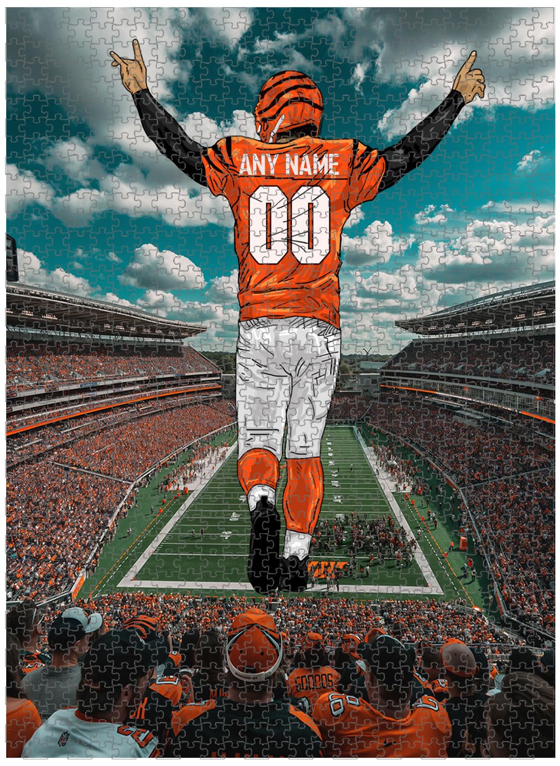 Amazon.com: Wooden Jigsaw Puzzles for Adults - Customized Name and ...