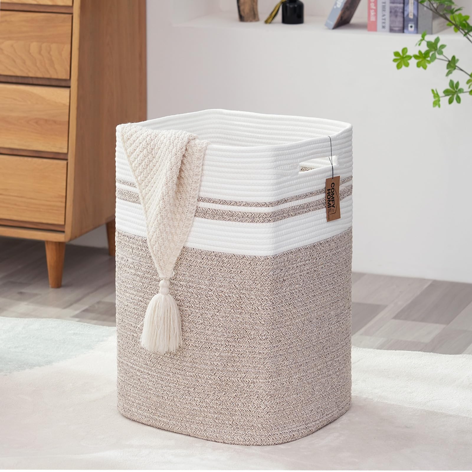 Amazon.com: COMFY HOMI Laundry Basket, Laundry Hamper with Handles ...