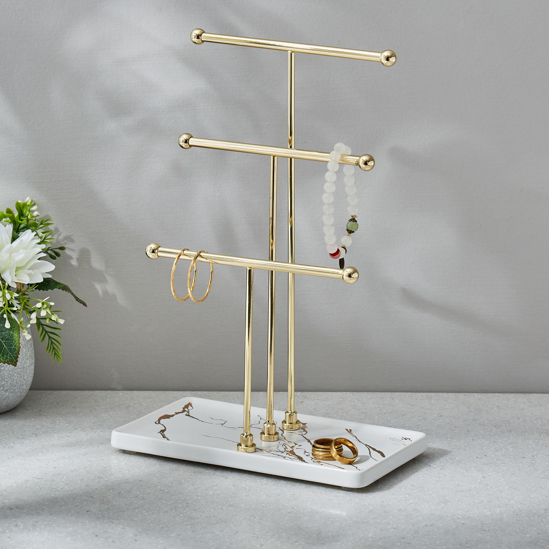 Home Centre Orion Orbit Iron Jewellery Stand : Amazon.in: Jewellery
