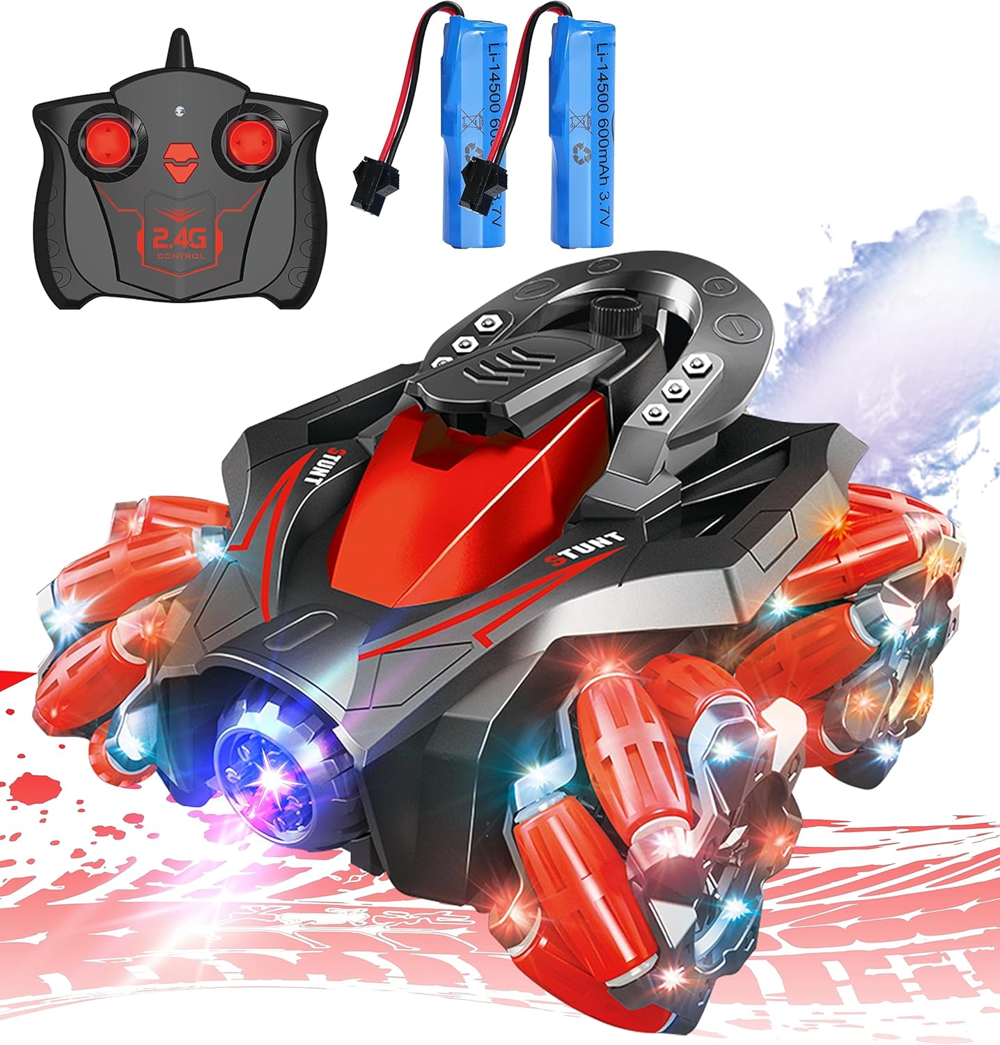 Amazon.com: Lofowoer Drift Stunt Remote Control Car, 2.4GHz 4WD RC Toy ...