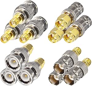 Amazon.com: onelinkmore SMA to BNC Adapter Kits for SDR,gmrs Handheld Radio, Scanner,Walkie ...