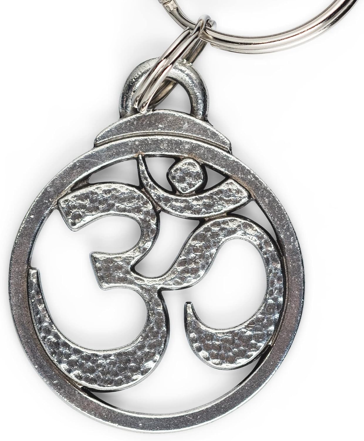 Amazon.com: DANFORTH – Pewter Om Keyring – Spiritual & Meditation ...