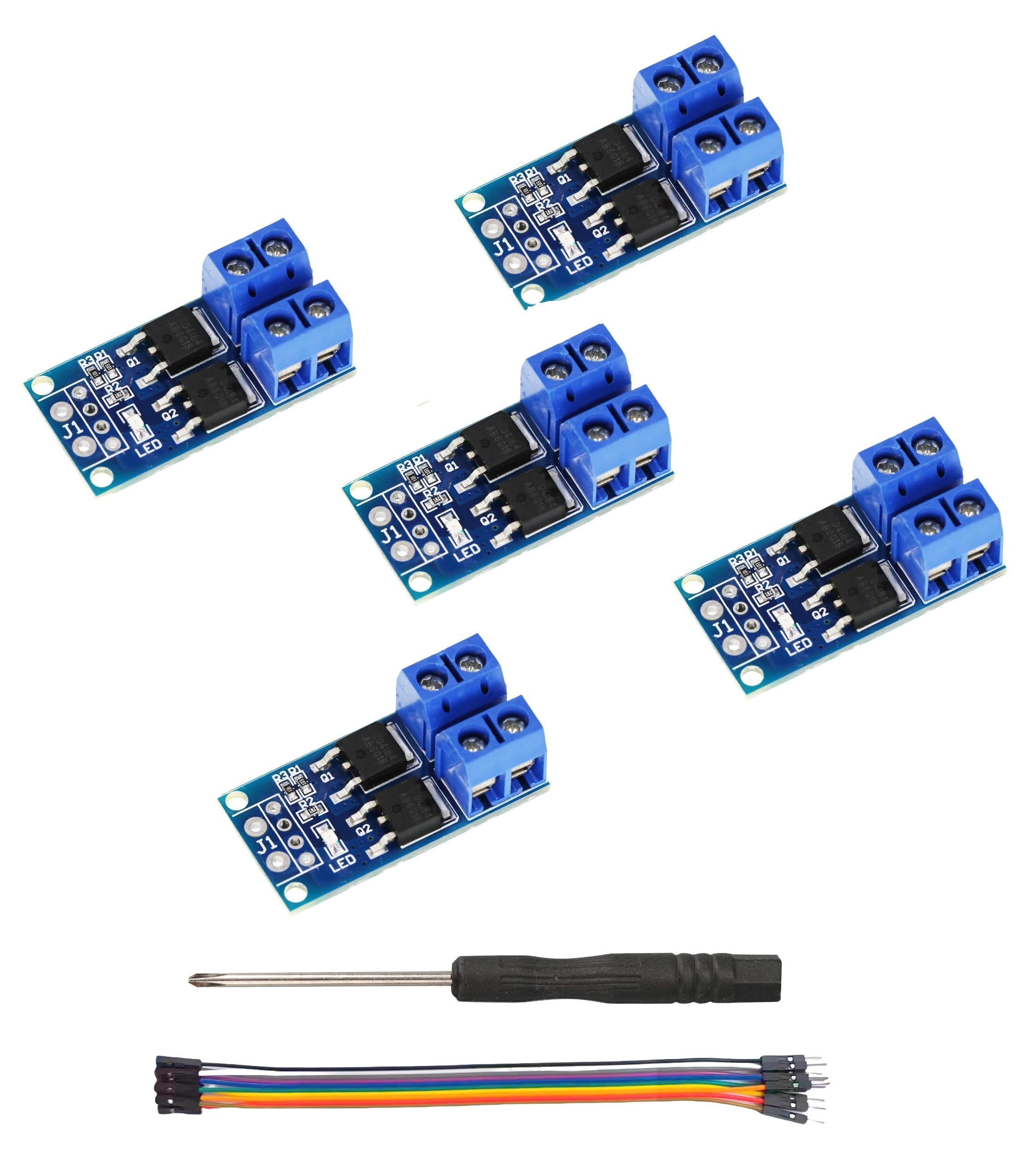 Amazon.com: MTDELE 5Pcs MOSFET Switch Drive Module DC 5V-36V 15A(Max ...