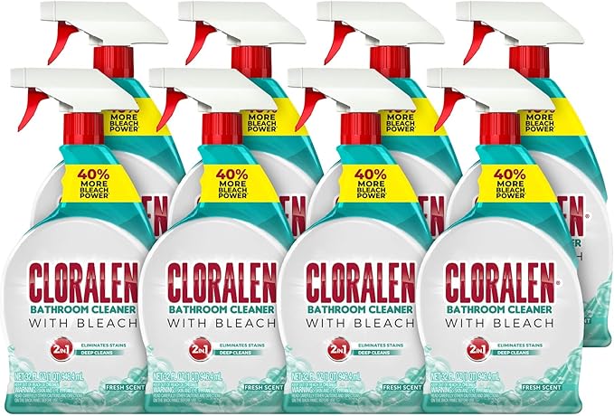 Amazon.com: Cloralen All Purpose Bathroom Cleaner with Bleach Spray ...