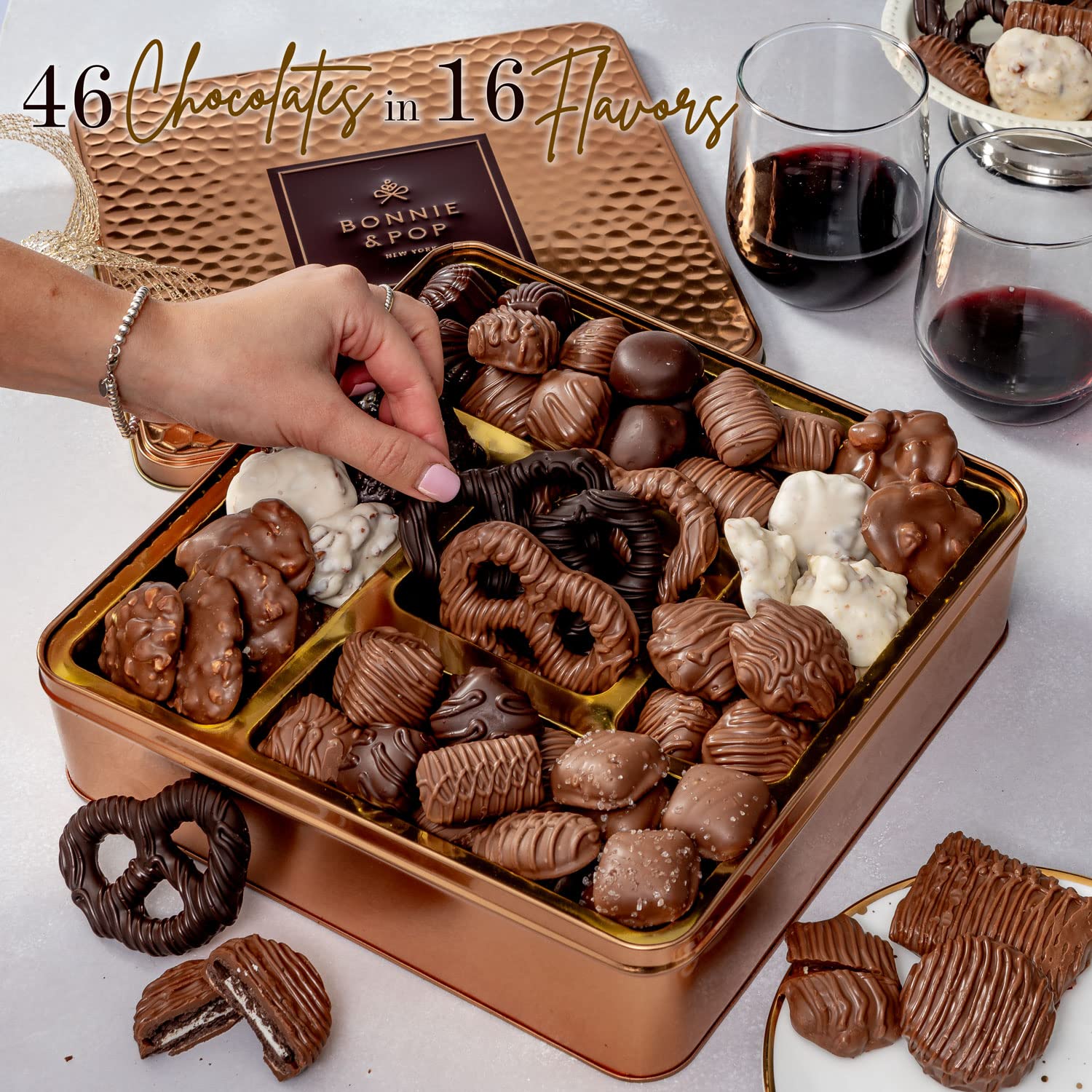 Snapklik.com : Chocolate Gift Basket, Gourmet Snack Food Box In ...