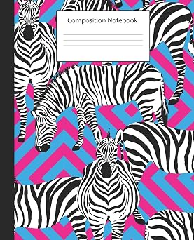 Amazon.com: Composition Notebook: Pink and Black Animal Print |Wide ...
