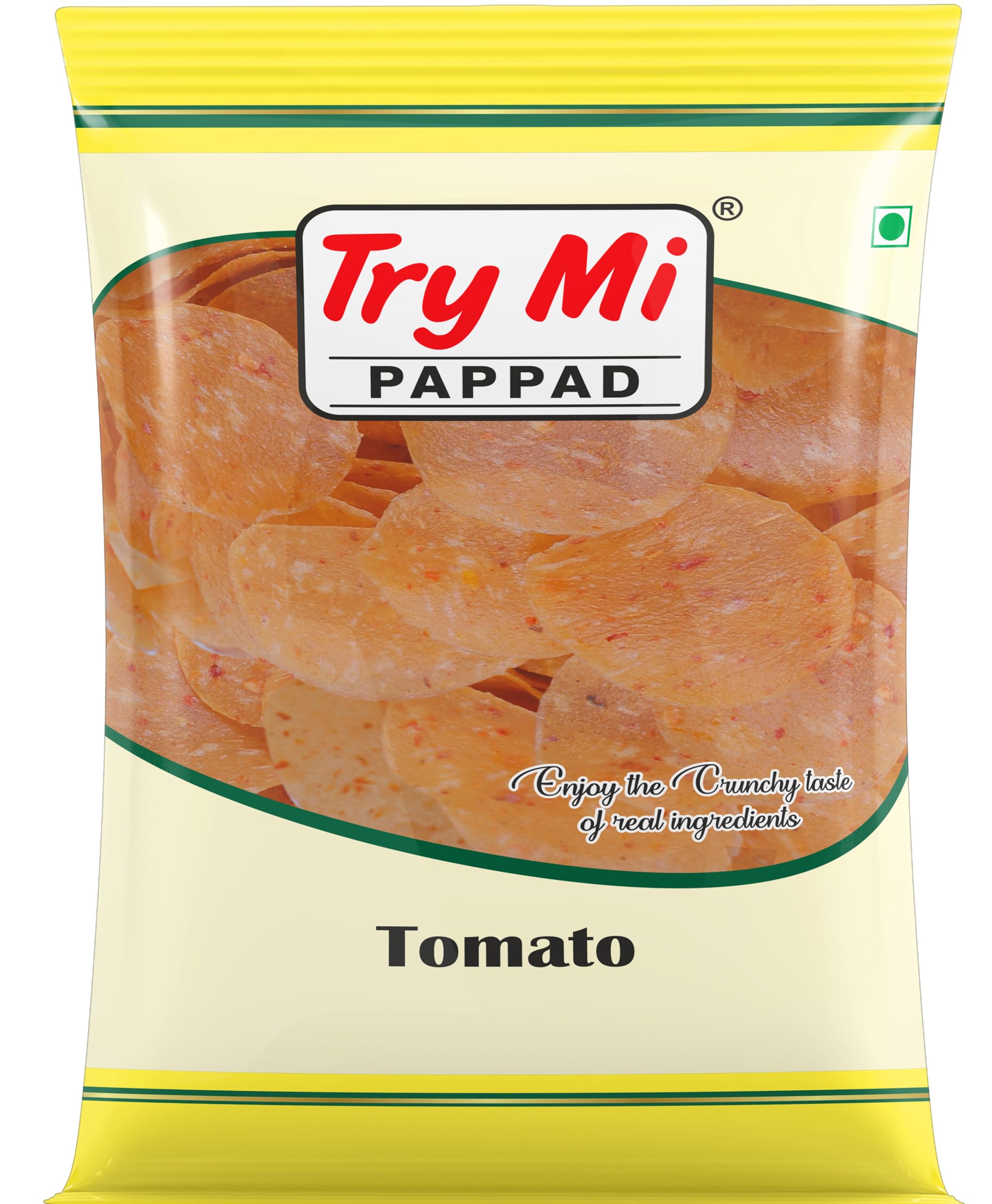 Try Mi Pappad Tomato Papad 200 Gram - Tomato Vadagam * Tomato Fryums ...