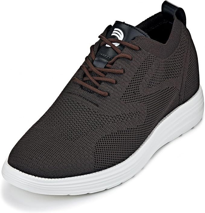 Amazon.com | CALTO Men's Invisible Height Increasing Elevator Shoes ...