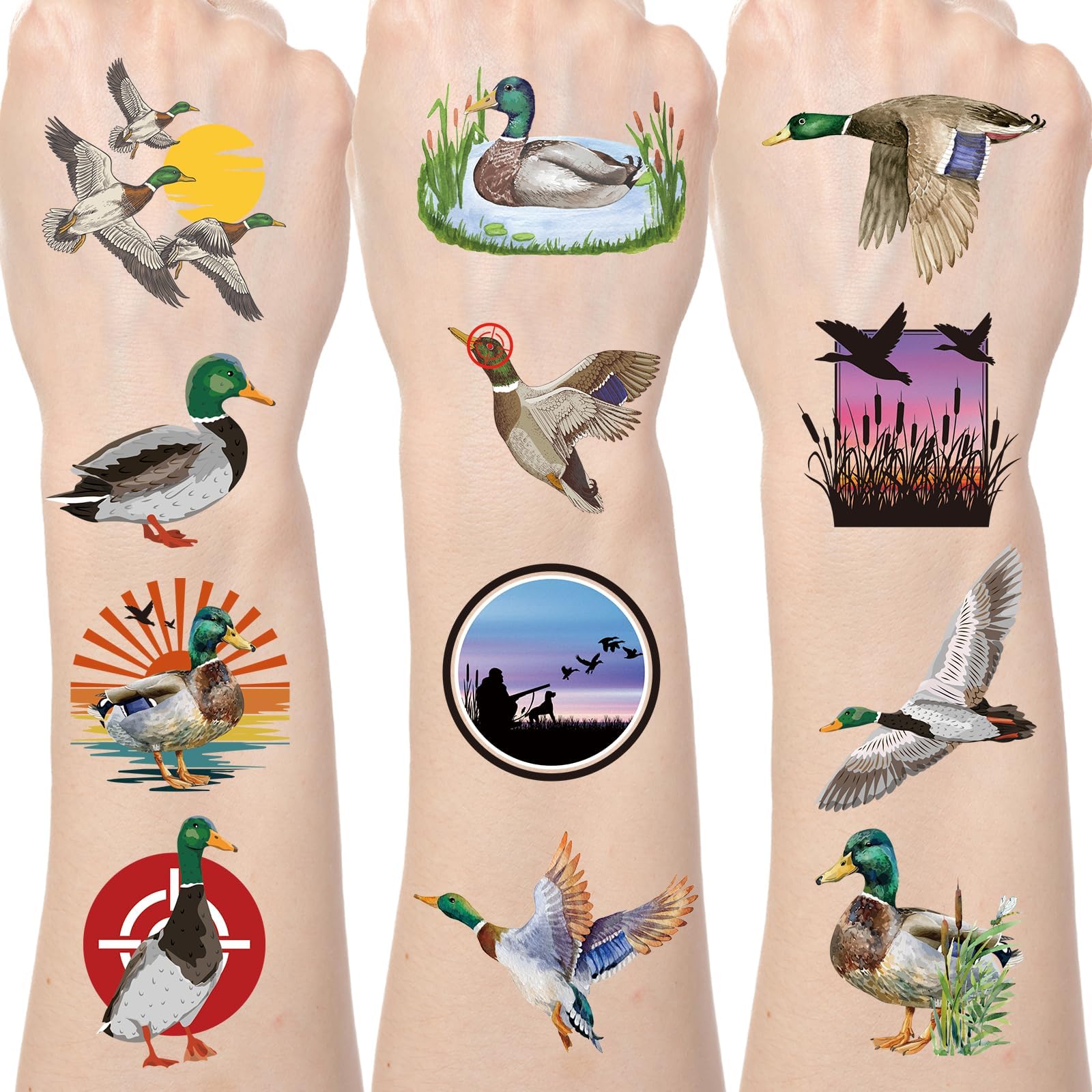 Amazon.com : Generic 96 PCS Mallard Duck Birthday Party Decorations ...