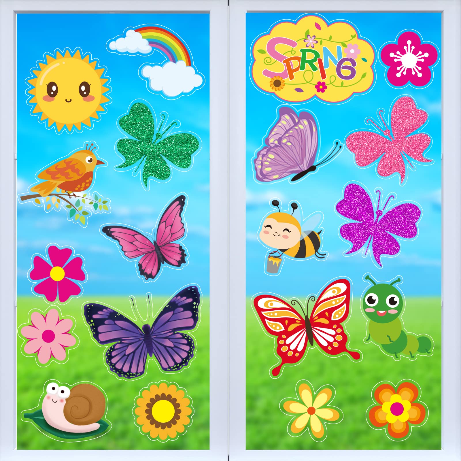 Spring Window Clings