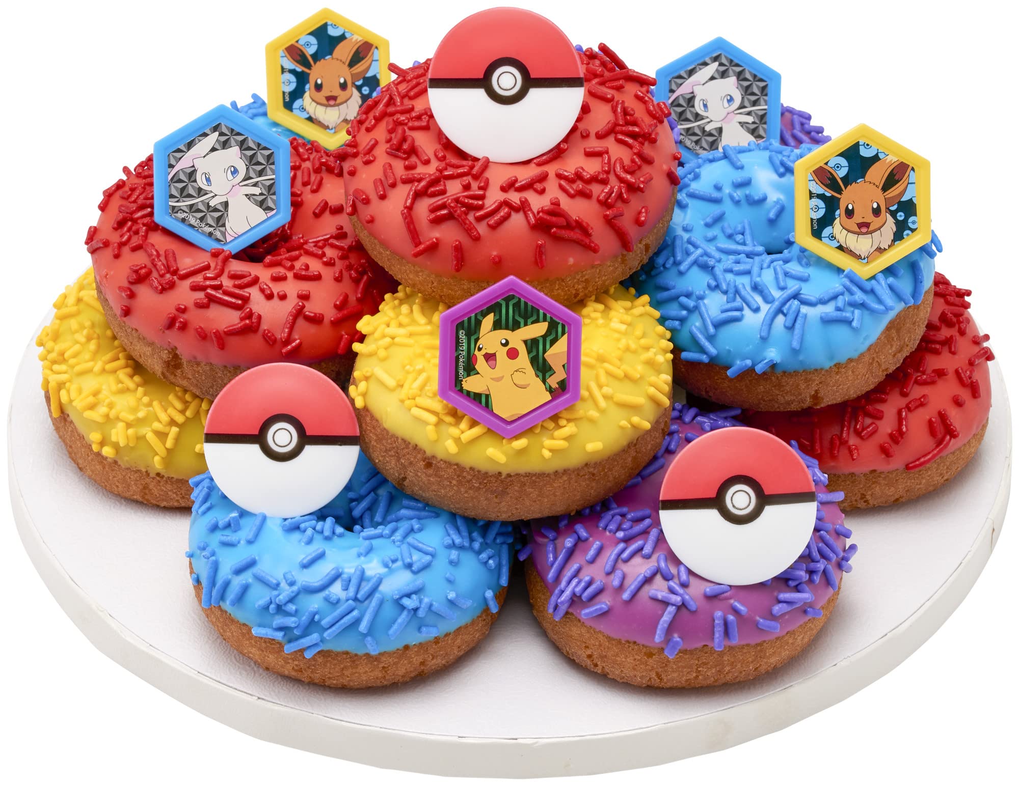 Snapklik.com : DecoPac Pokemon I Choose You Rings, Cupcake Decorations