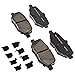 Amazon.com: ACDelco Gold 17D1377CH Ceramic Rear Disc Brake Pad Set ...