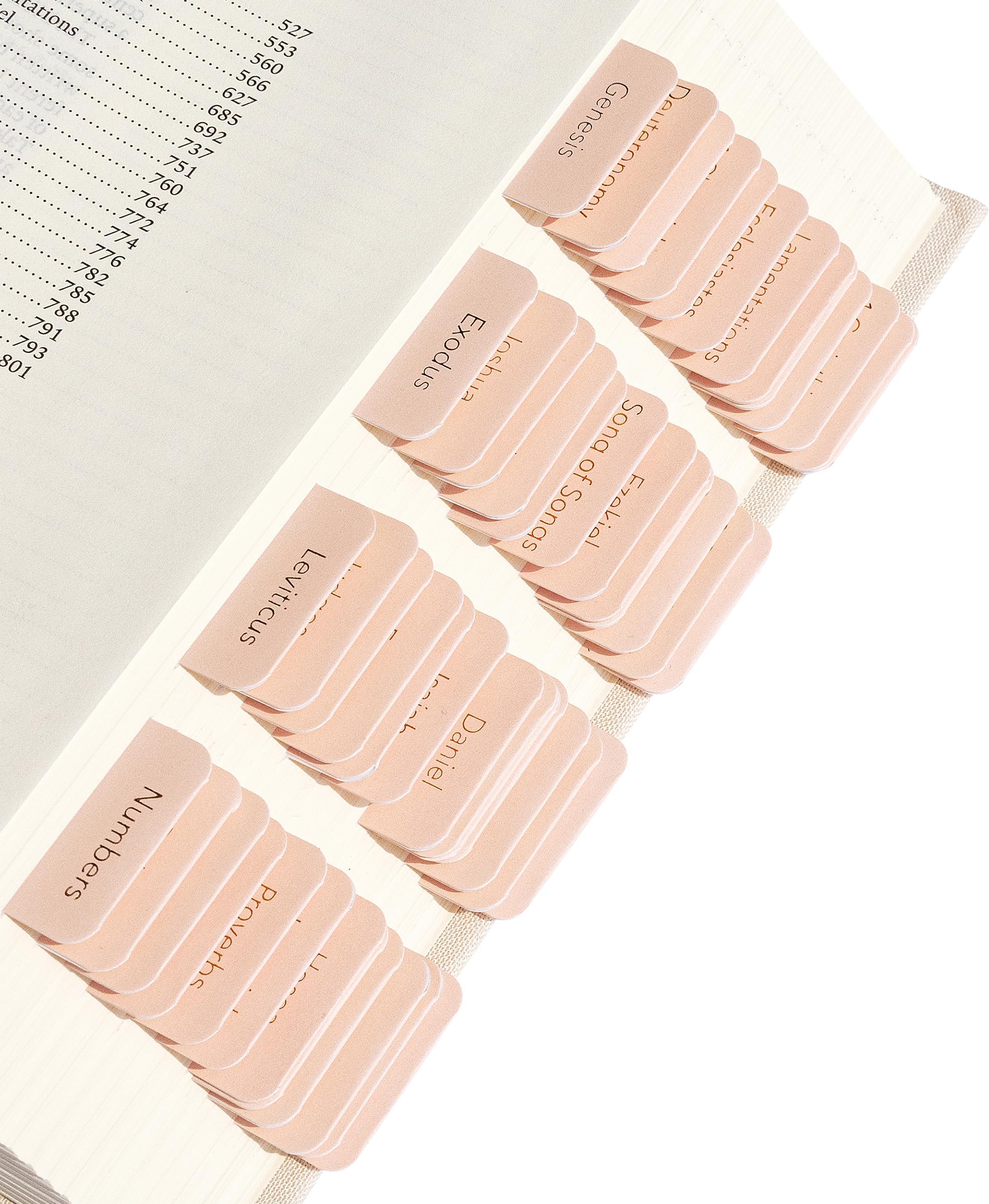 Mr. Pen- Bible Tabs, 75 Tabs, Metallic Gold Lettering, Laminated Bible ...