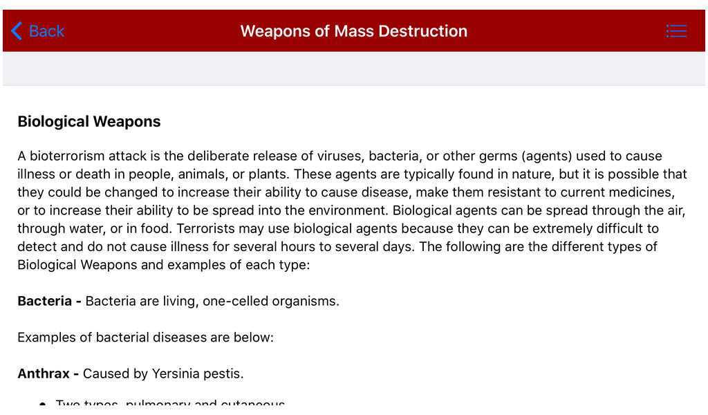 Explosive Identification Guide - App on Amazon Appstore