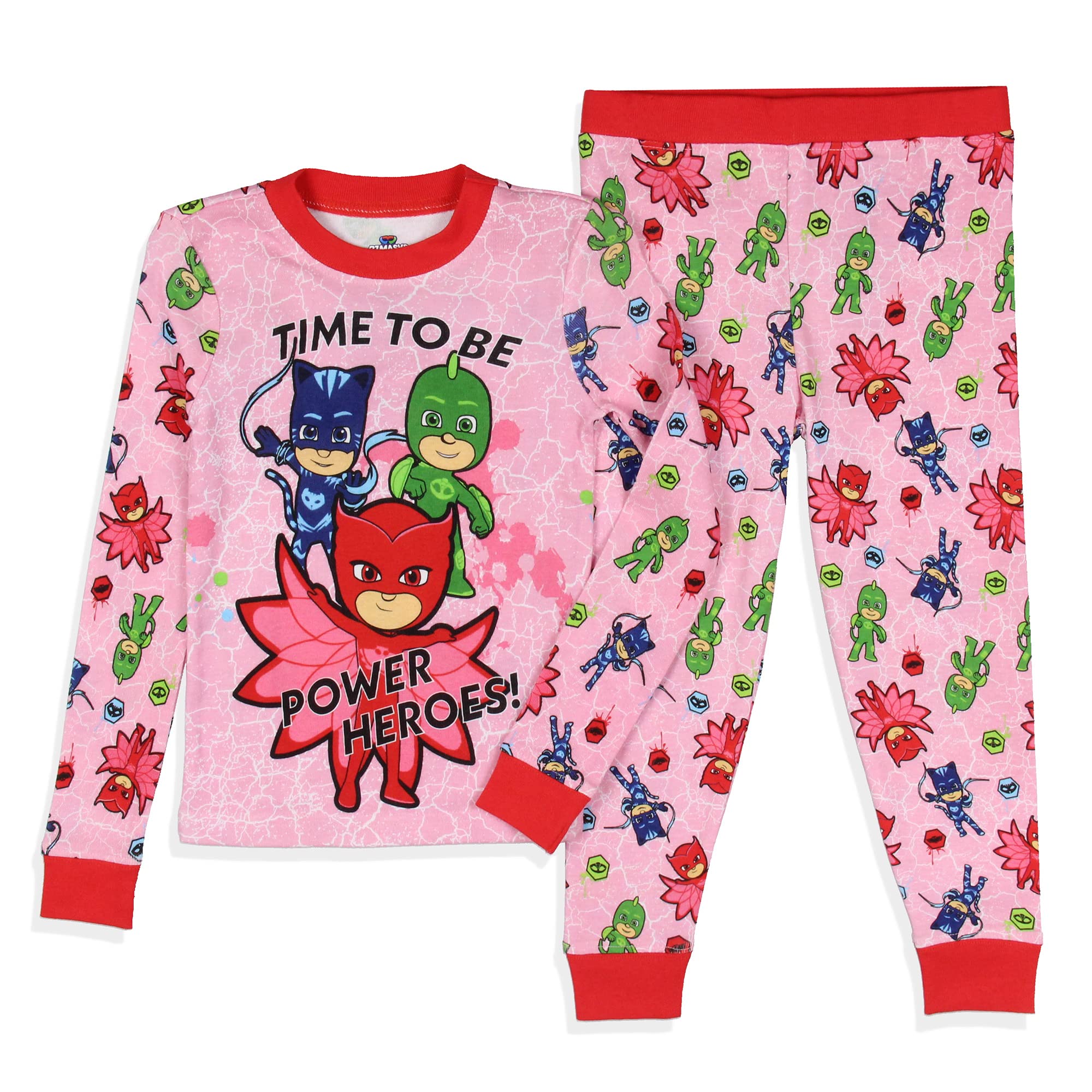 Snapklik.com : PJ Masks Toddler Girls Gekko Catboy Owlette Title Logo ...