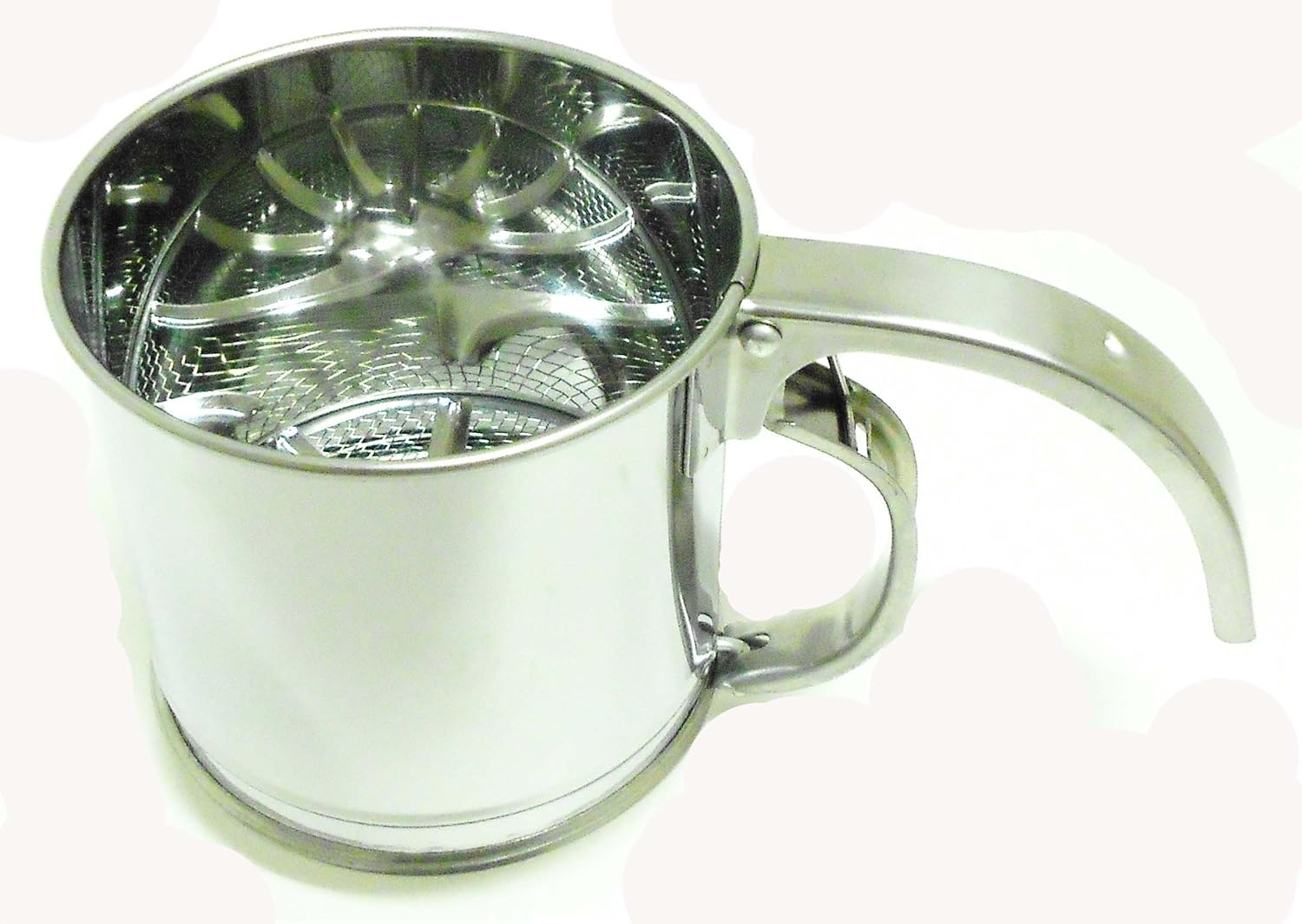 Amazon.com: Stainless Steel 1-cup Squeeze Flour Sifter: Home & Kitchen