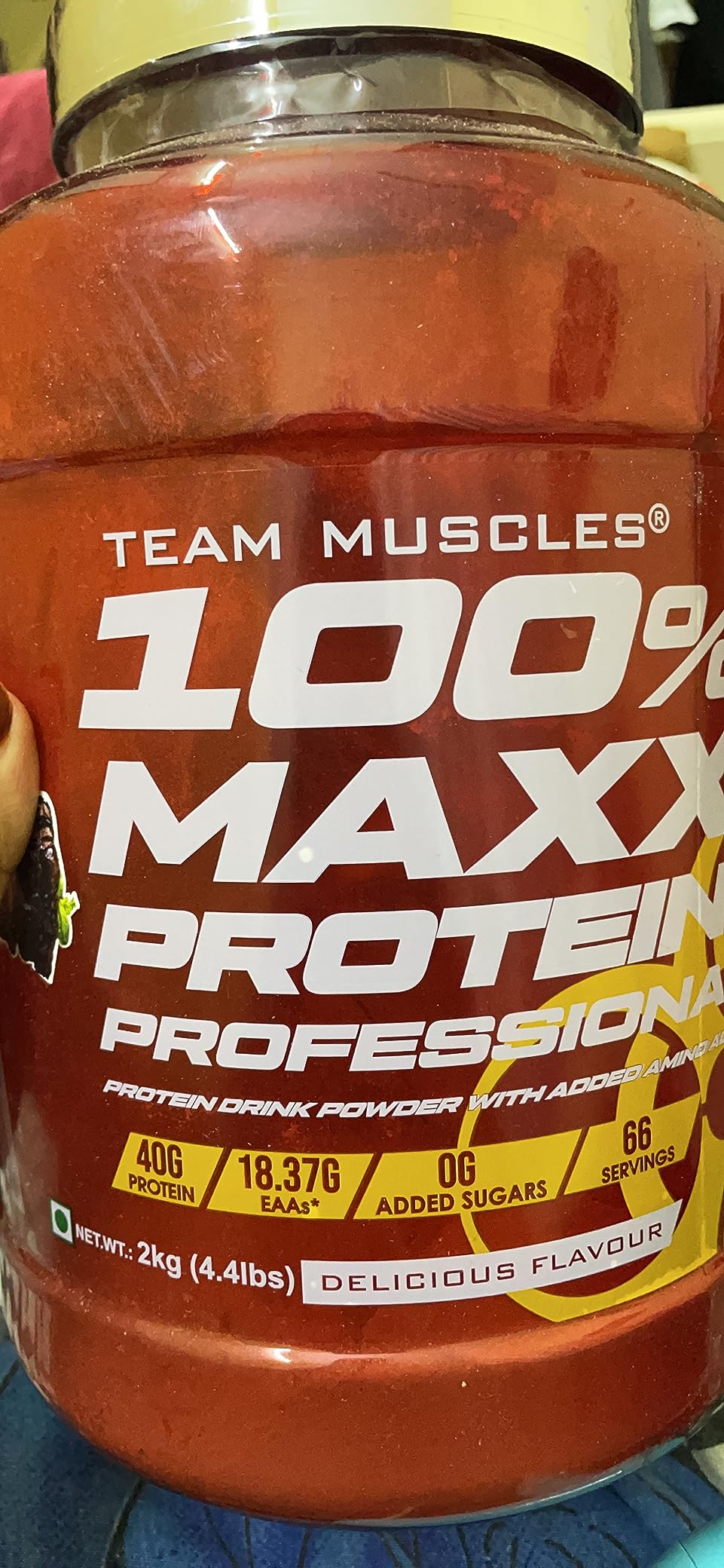 TM WITH TEAM MUSCLES 100% Maxx Protein Professional- 2Kg(Chocolate ...