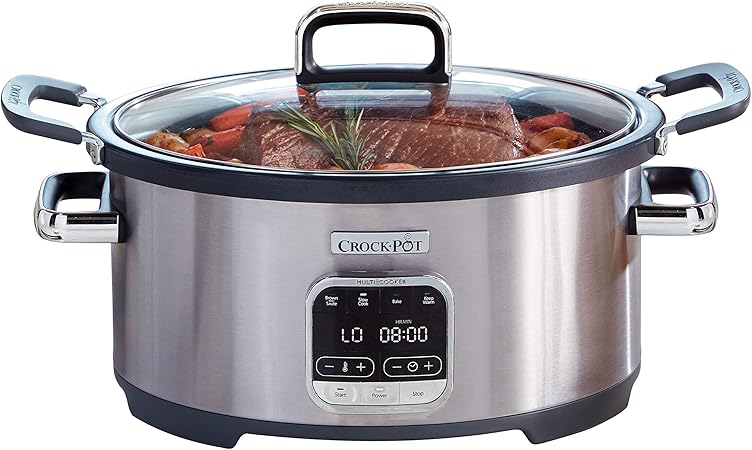 Amazon.com: Crock-Pot® 3-in-1 Multi-Cooker, Stainless Steel: Home & Kitchen