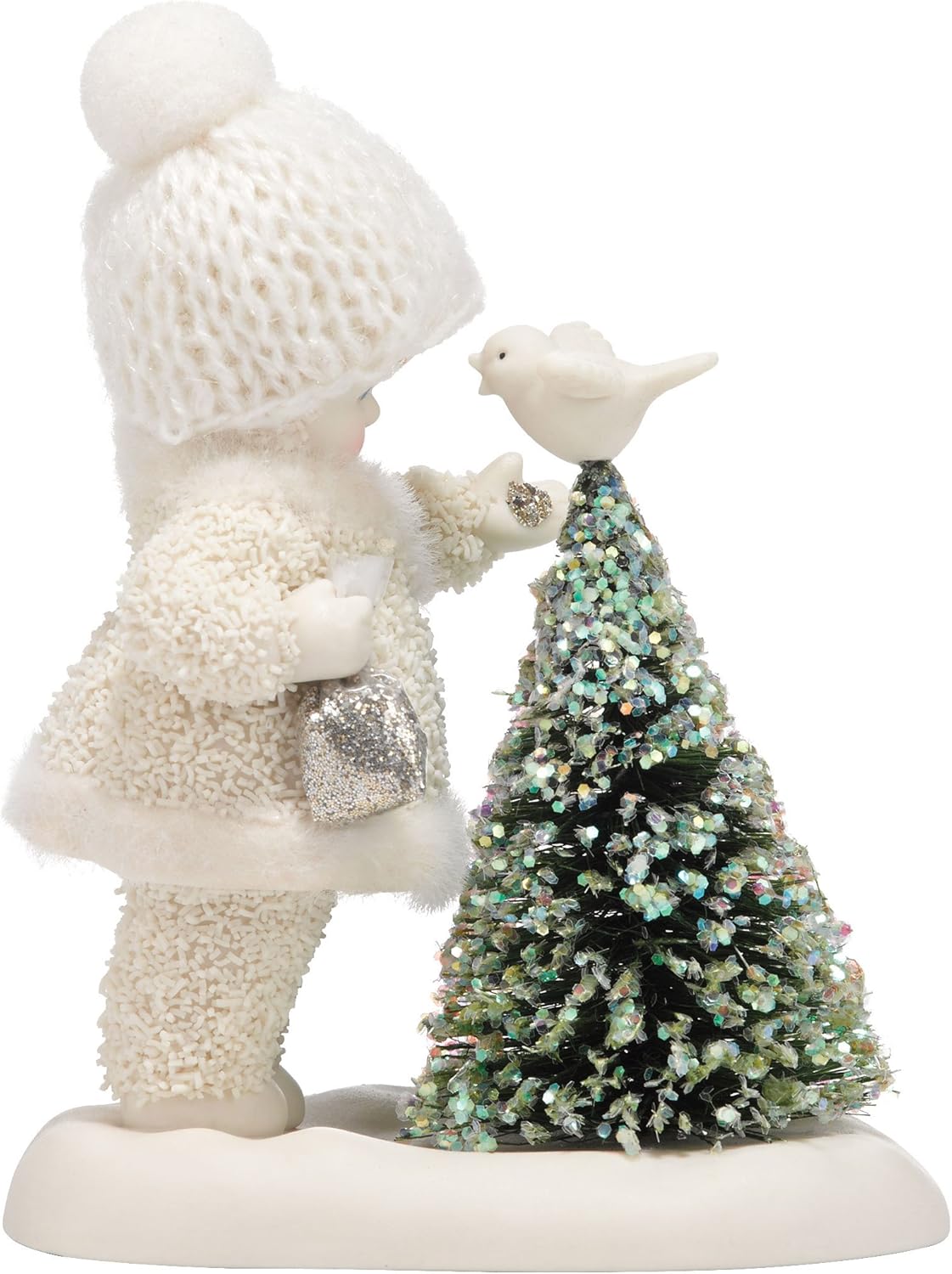 Amazon.com: Department 56 Snowbabies Dream Collection Bird Feeder ...