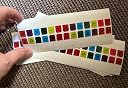 AOZUO 520PCS A-Z Alphabet Tabs, Colorful White Letter Tabs Indexes Self ...