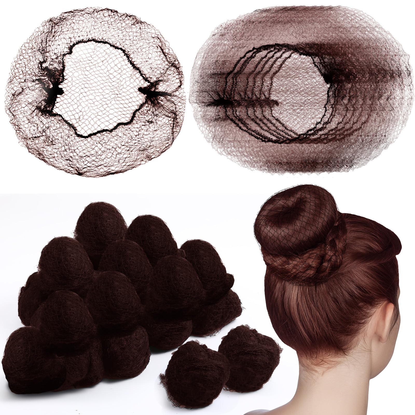 Amazon.com : Yuxung 500 Pcs Hair Net Bulk Hair Nets for Food Service ...