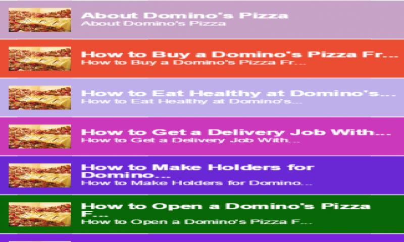 Dominos Tips - App on Amazon Appstore