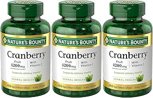 Amazon.com: Nature's Bounty Cranberry Fruit 4200 mg with Vitamin C, 250 ...