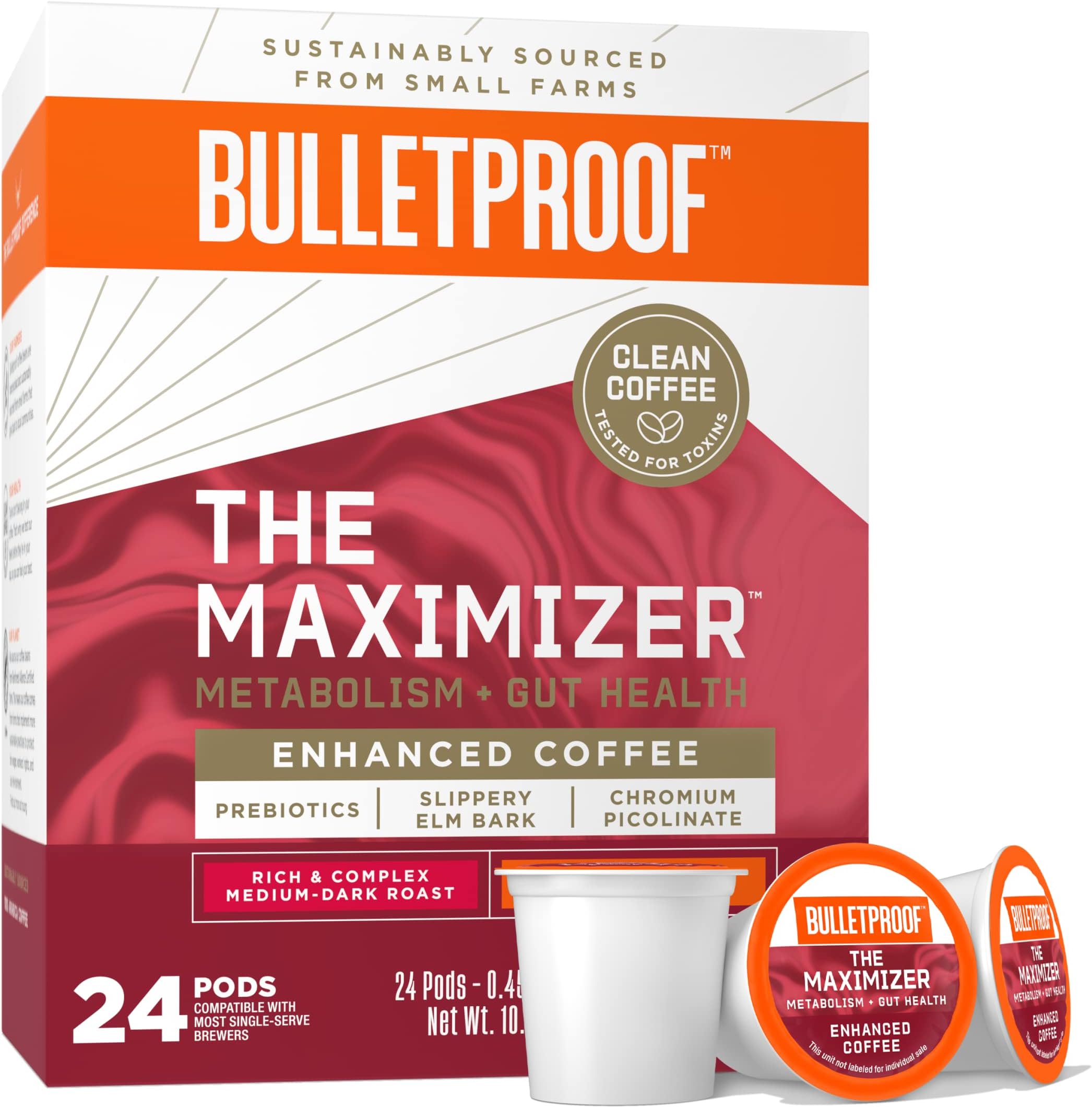 Amazon.com: Bulletproof The Maximizer Single-Serve Coffee Pods, 24 ...