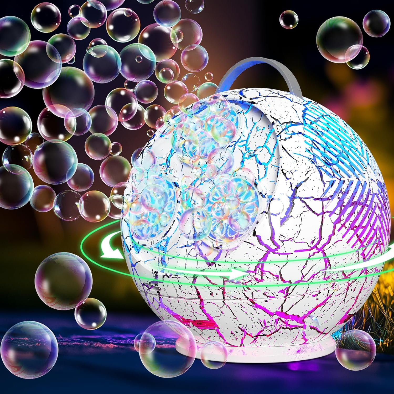 Amazon.com: Bubble Machine Automatic Bubble Blower for Kids Toddlers ...