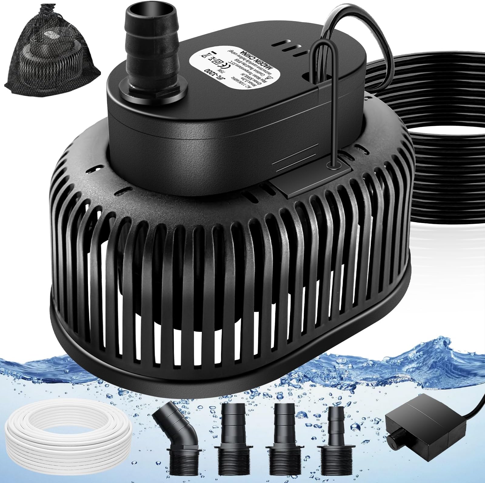 Amazon.com: Non-Electric Above Ground Swimming Pool Winter Cover Siphon ...