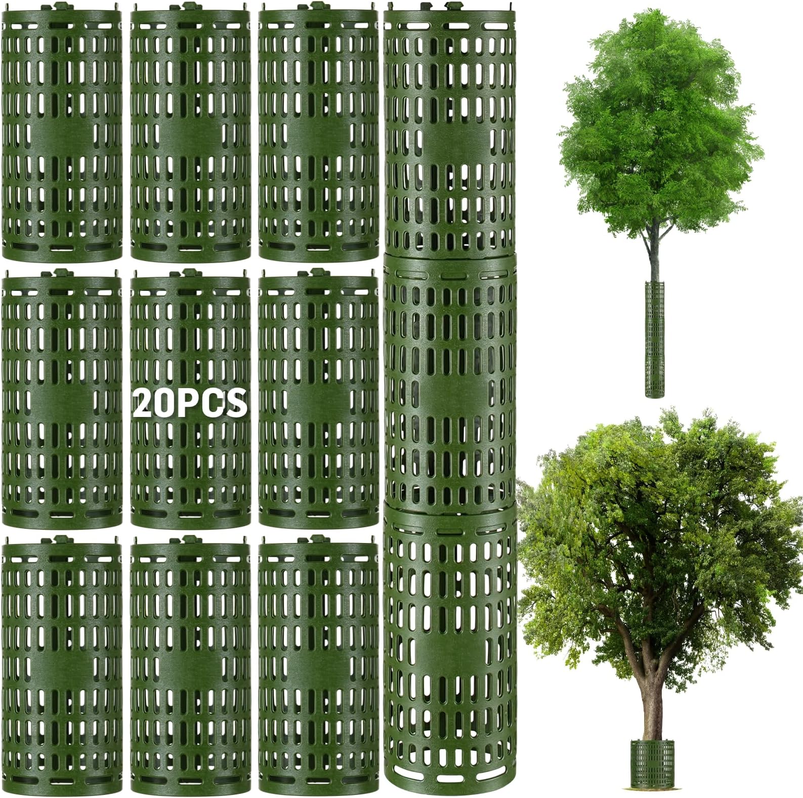 Amazon.com : Bekith 16 Pack Tree Trunk Protector, Plant Guard ...