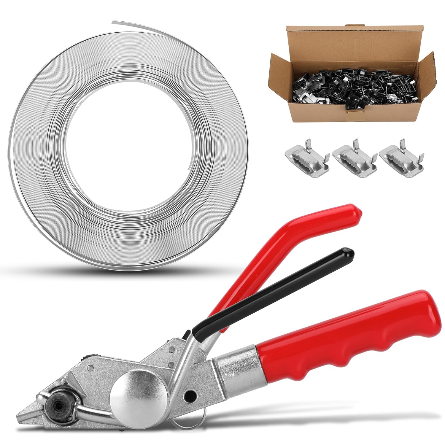 Amazon.com: Steel Banding Strapping Kit Metal Banding Strapping Kit ...