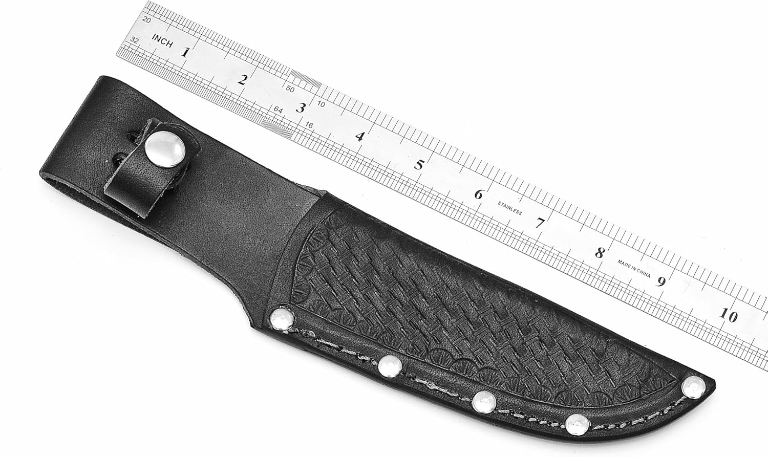 Amazon.com: STIFF HIDES Genuine Leather Knife Sheath For Fixed Blade 6 ...