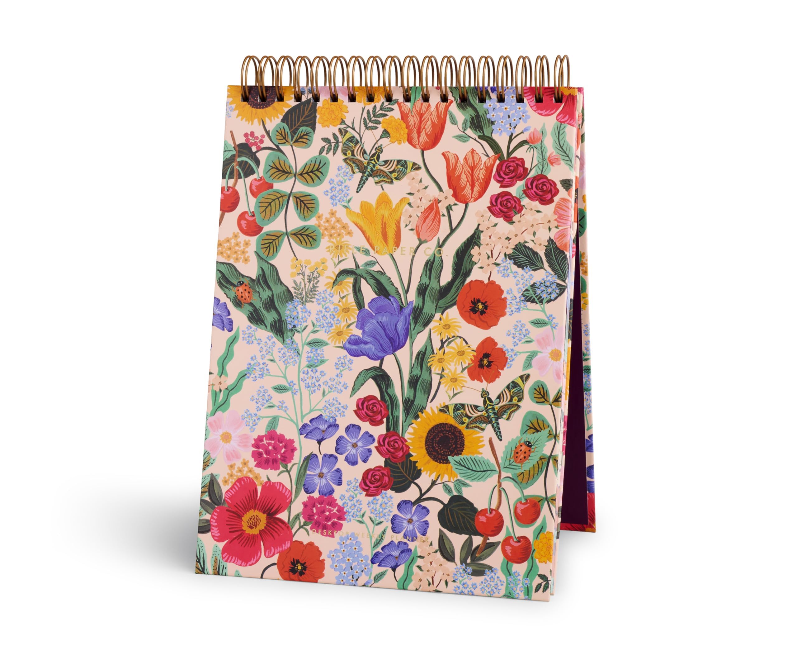 Floral Design Planner . Desktop Weekly Planner - Blossom Design Foil ...