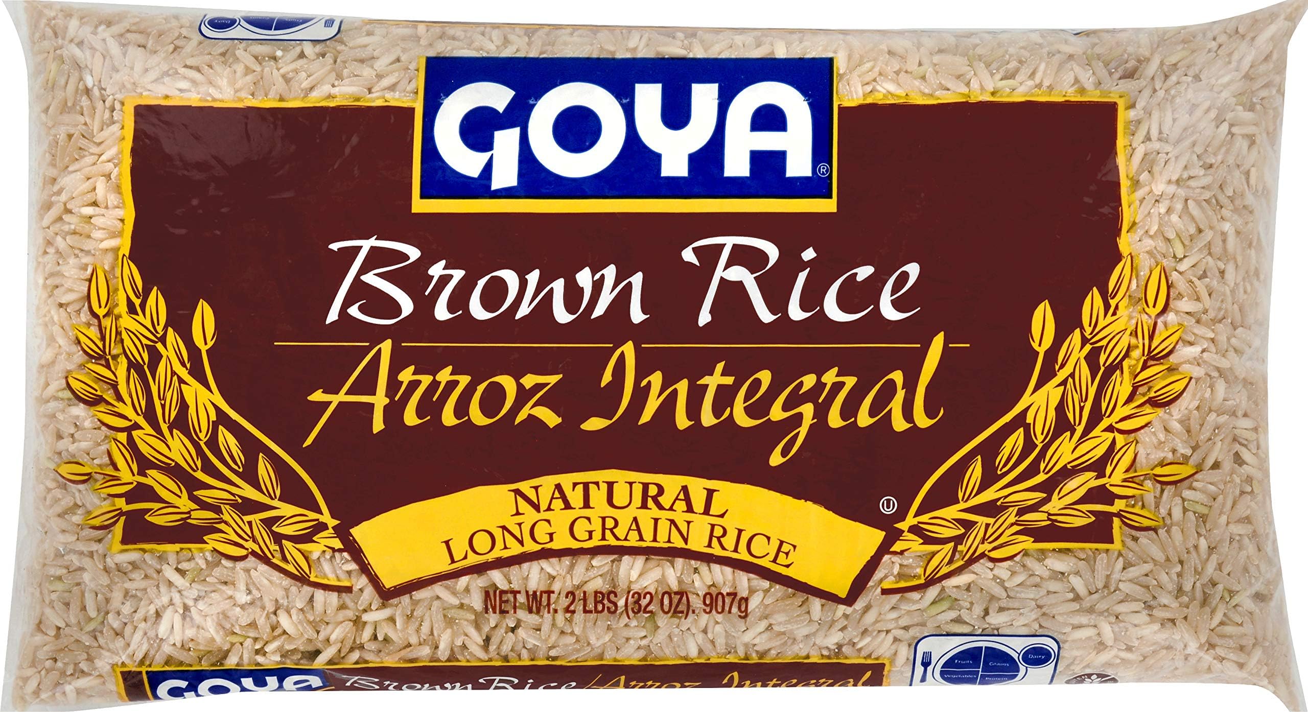 Amazon.com: Amazon Fresh, Brown Long Grain Rice, 5 lb (Previously Happy ...